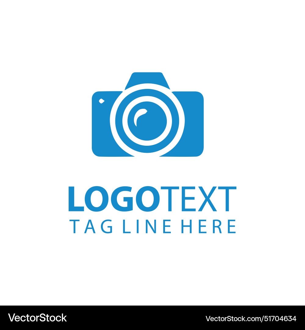 Camera logo Royalty Free Vector Image - VectorStock