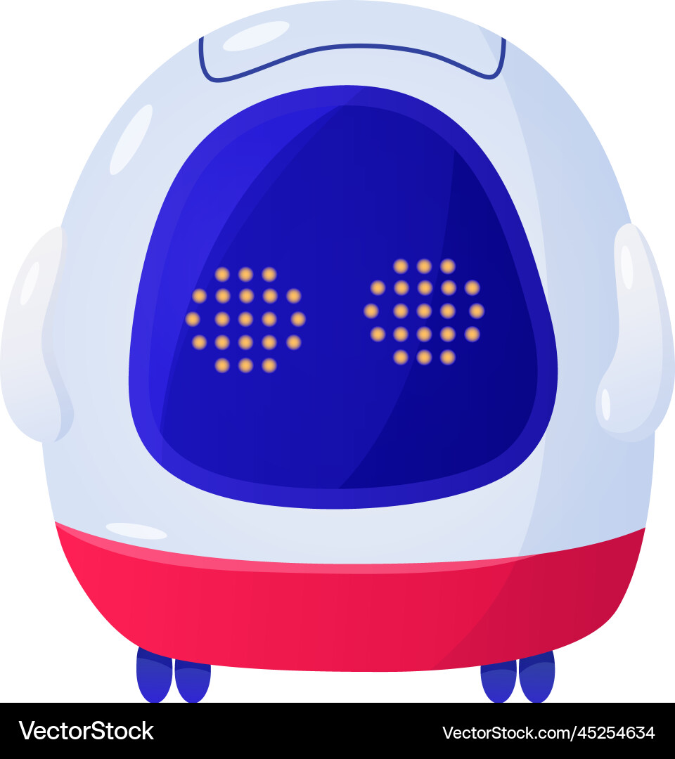 Cute Robot Icon Royalty Free Vector Image - VectorStock