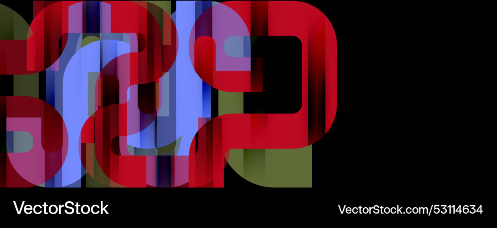 Lines abstract letter style design background Vector Image