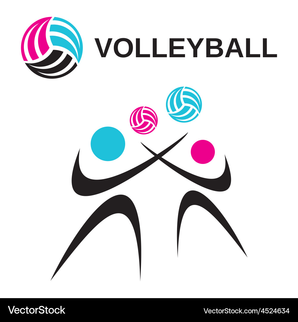 Volleyball Royalty Free Vector Image - VectorStock
