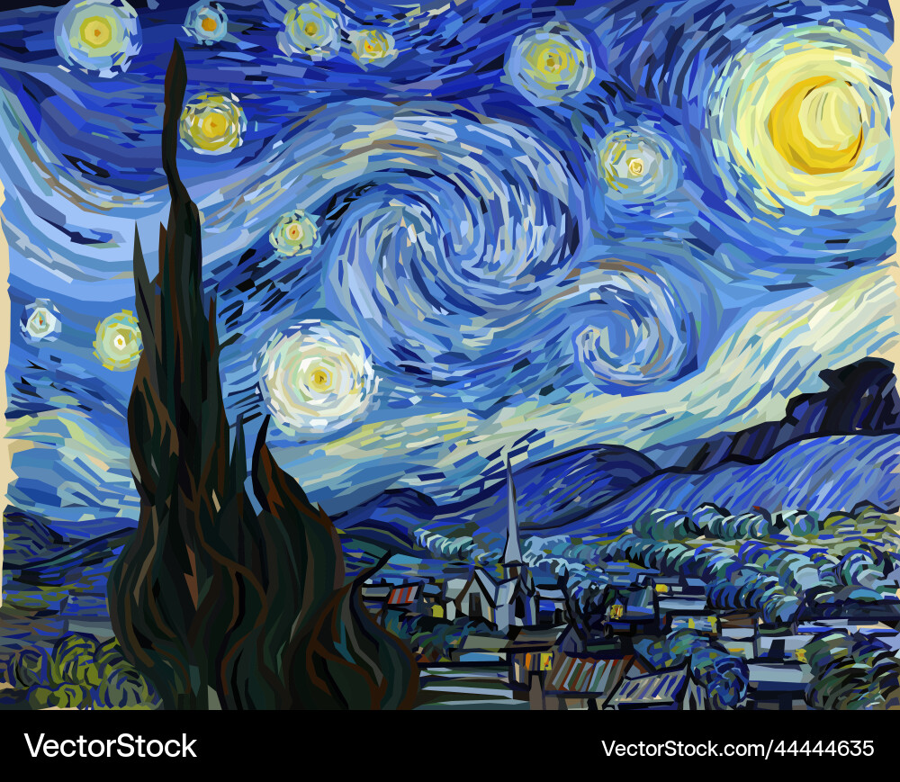 Van Gogh Vector Images (over 140)