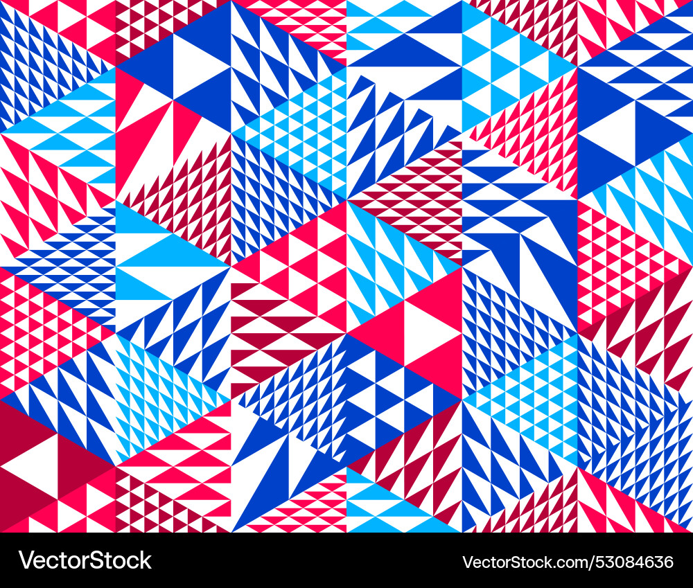 Geometric 3d seamless pattern with cubes rhombus Vector Image