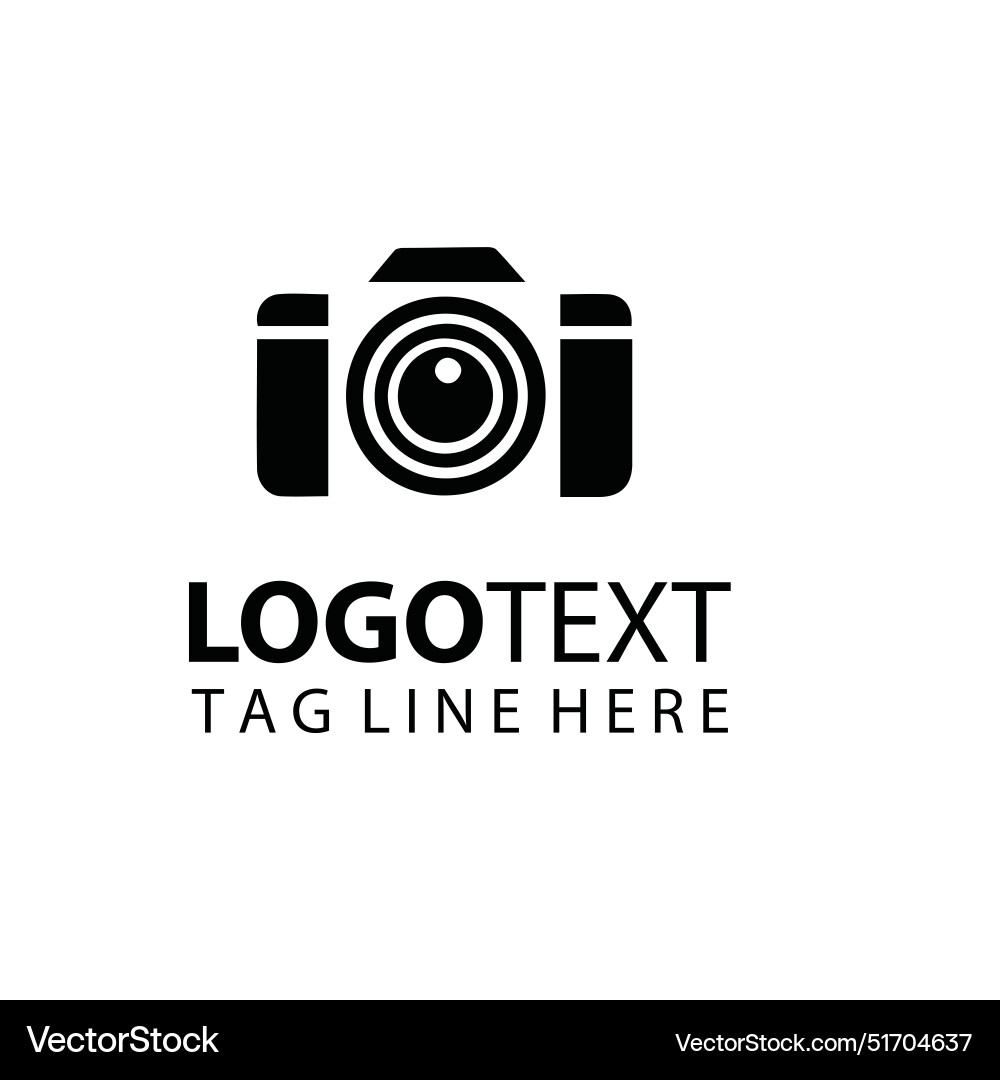 Camera logo Royalty Free Vector Image - VectorStock