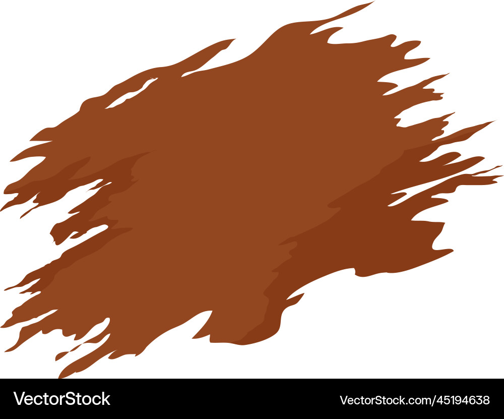 Brown brush stroke (45194638) – Royalty-Free Vector | VectorStock