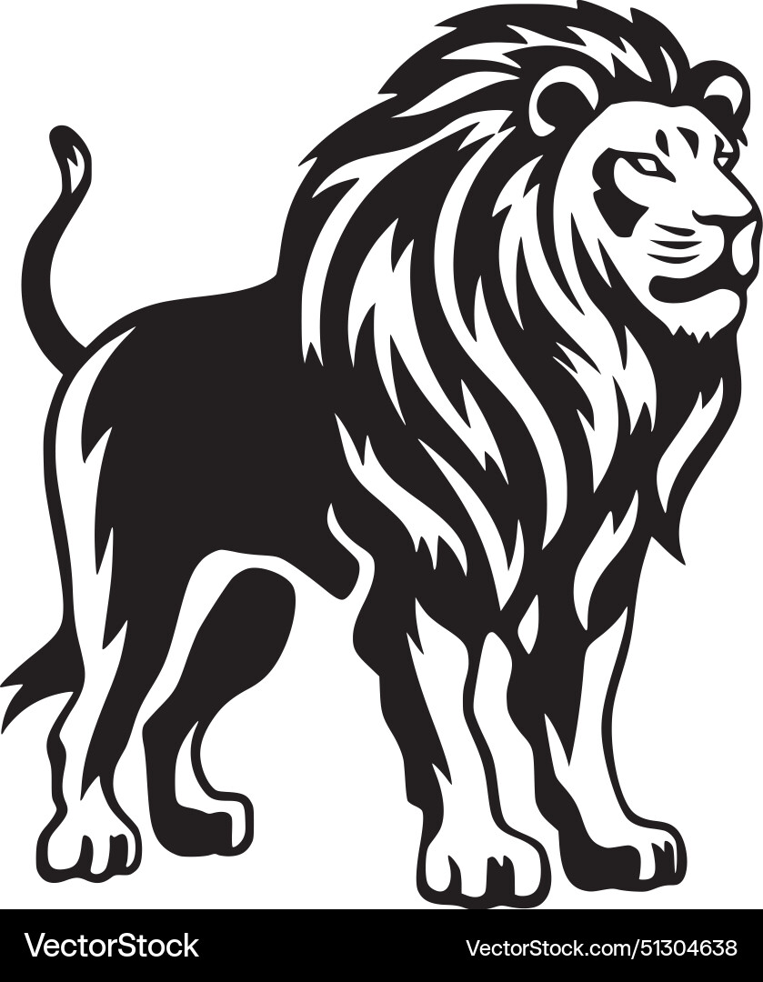 Cecil - black and white Royalty Free Vector Image