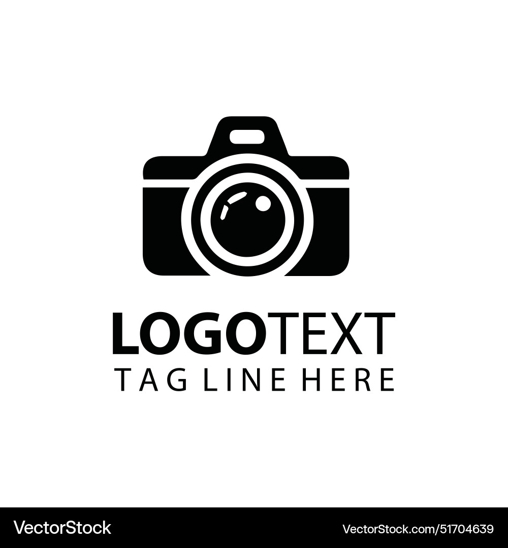 Camera logo Royalty Free Vector Image - VectorStock