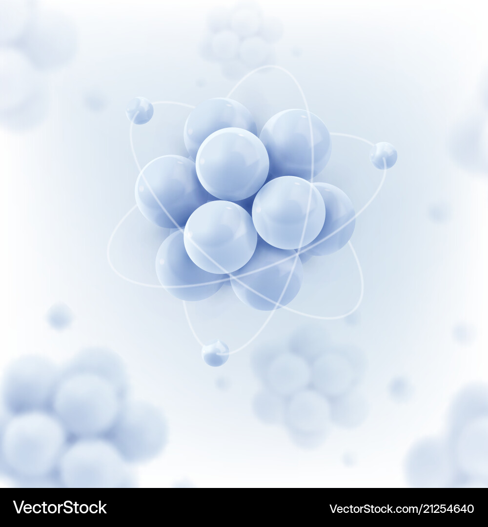 Abstract Molecular Structures Royalty Free Vector Image