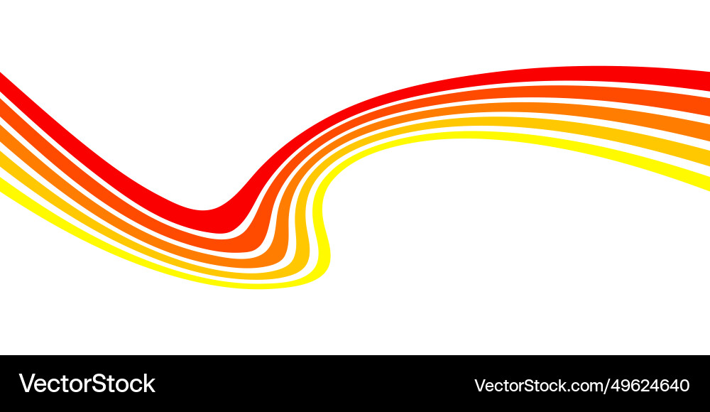 Bright Wavy Stripe Background Royalty Free Vector Image