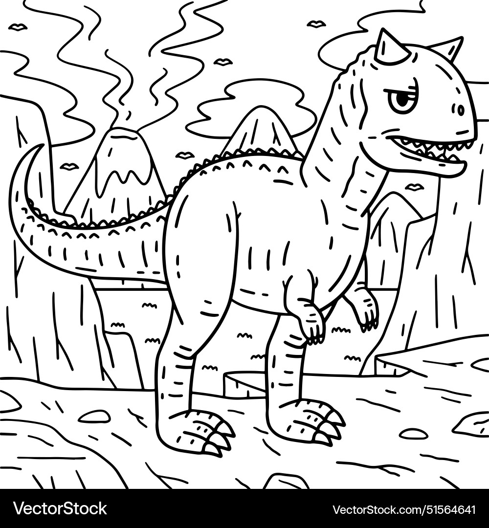 Carnotaurus Coloring Dinosaur Pages King Godzilla Drawing Disney Aladar ...