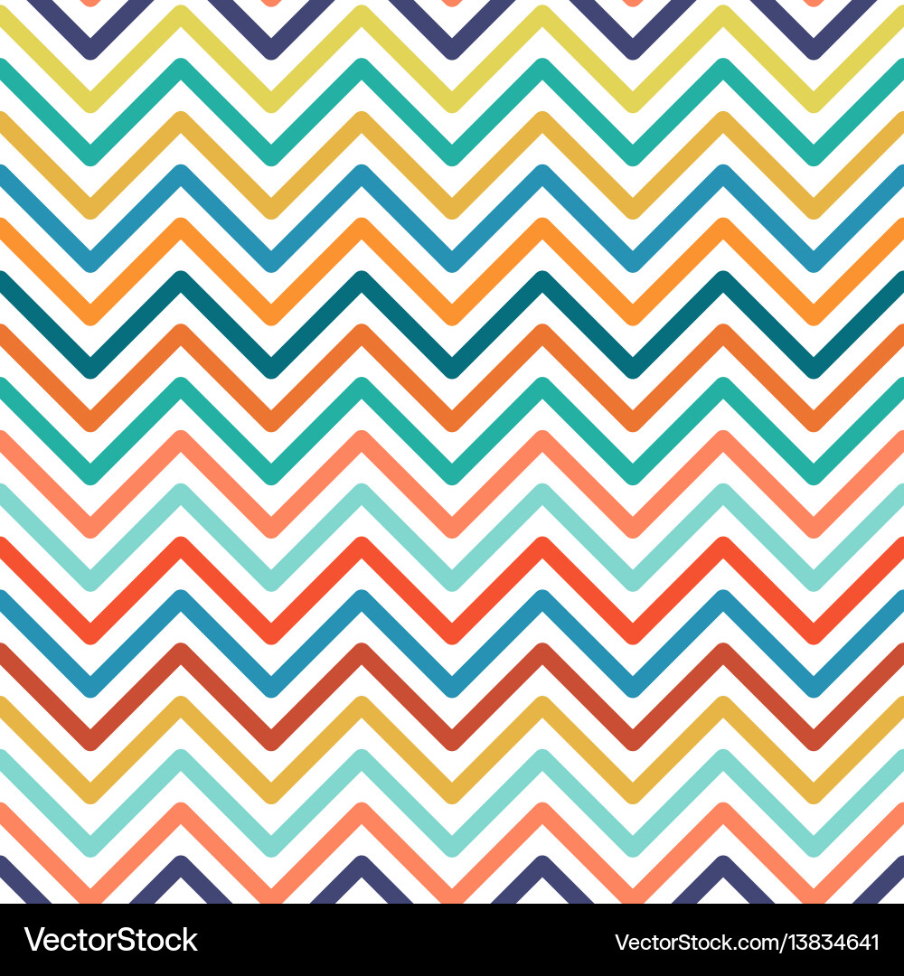Colorful Geometric Chevron Pattern Royalty Free Vector Image