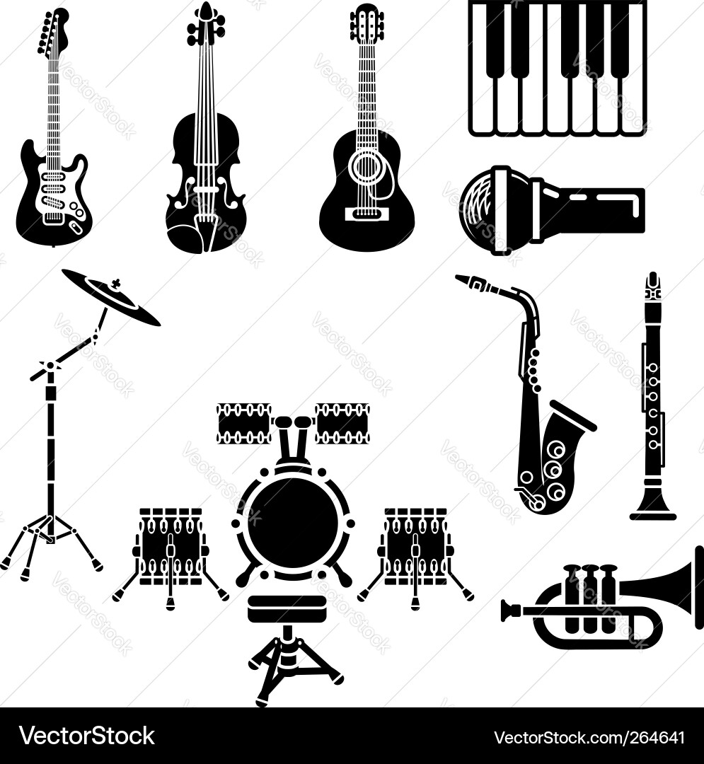 Saxophone Music Instrument Symbol Vector Images (over 7,500)