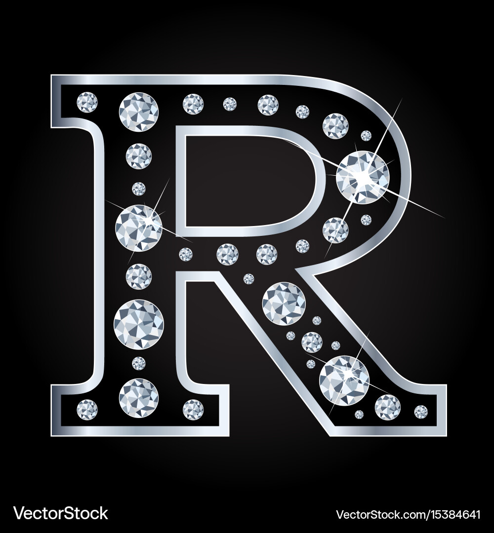 The Letter R In Diamonds
