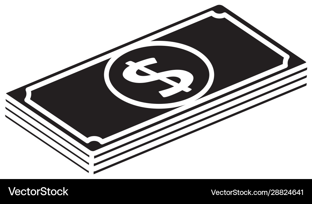 Money Silhouette Vector
