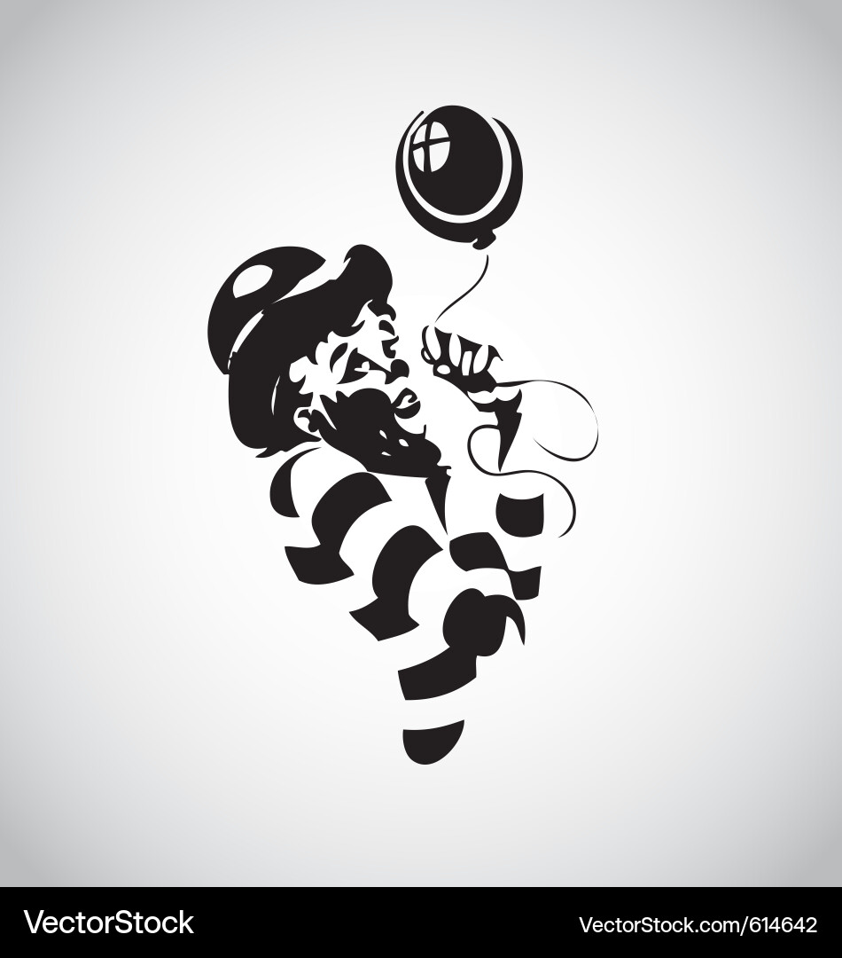 Clown 02 Royalty Free Vector Image - VectorStock