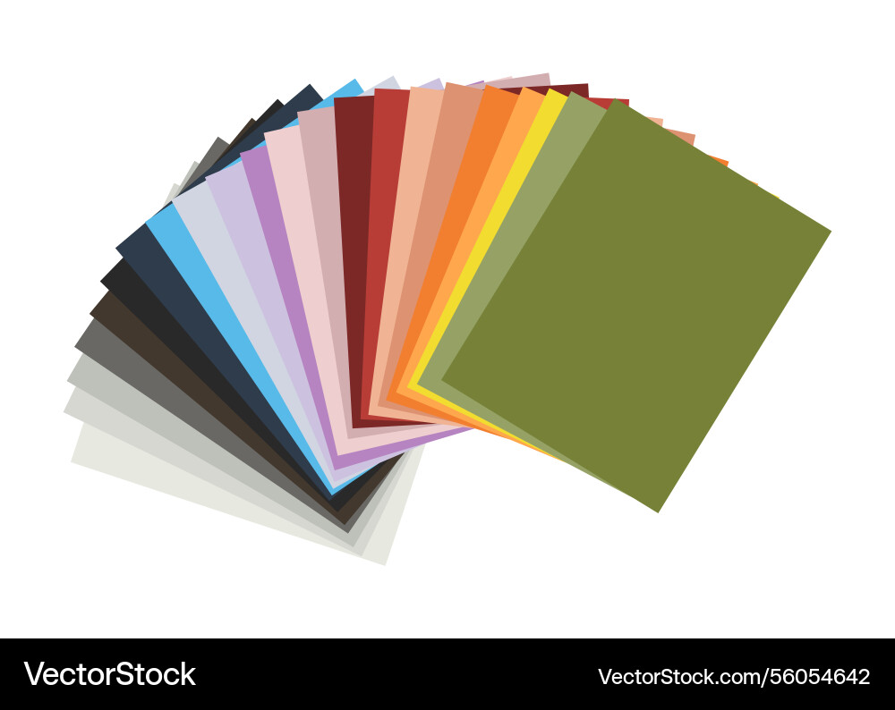 Colourful paper sheets Royalty Free Vector Image