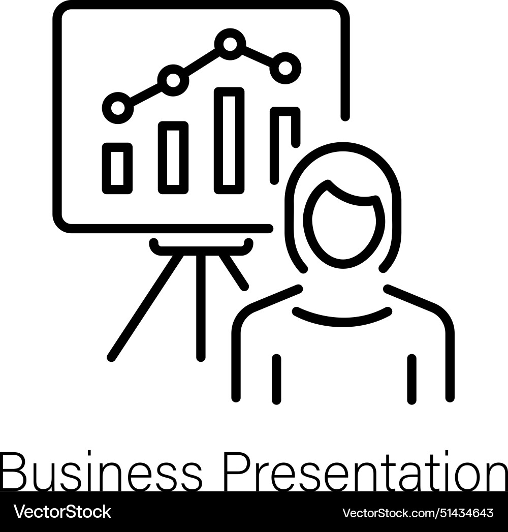Business presentation Royalty Free Vector Image