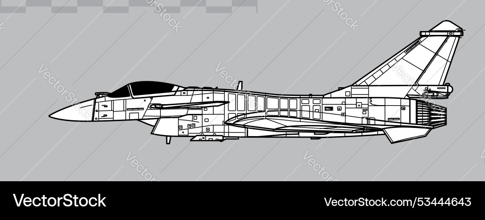 Chengdu j-10b vigorous dragon Royalty Free Vector Image