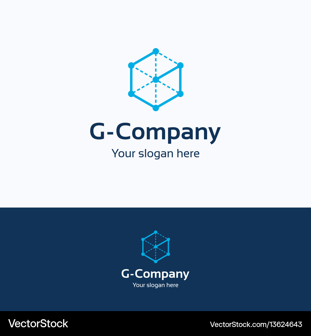 G company logo Royalty Free Vector Image - VectorStock