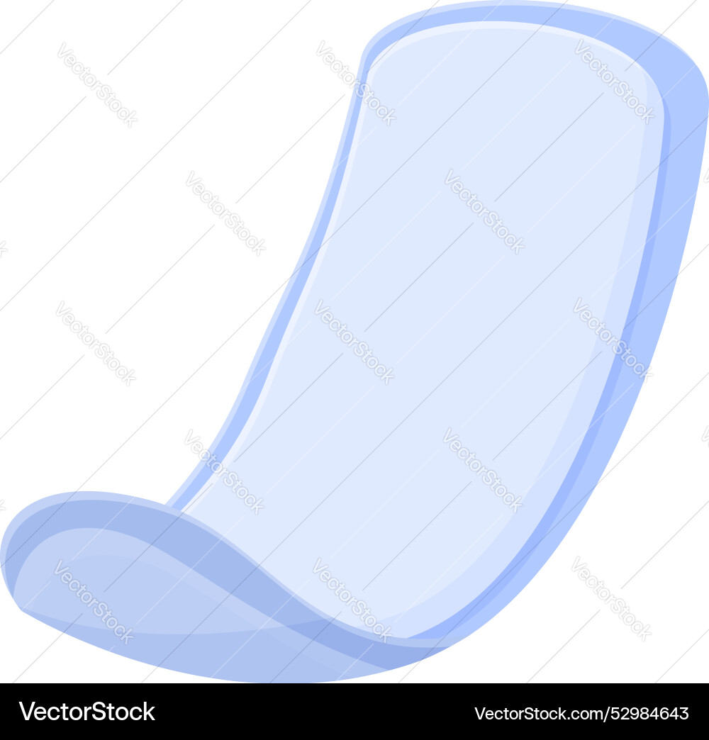 Soft and breathable sanitary pad for feminine Vector Image