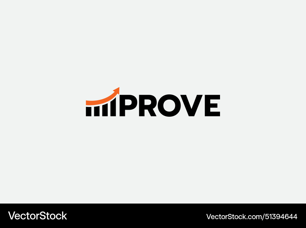 Improve logo with a combination Royalty Free Vector Image