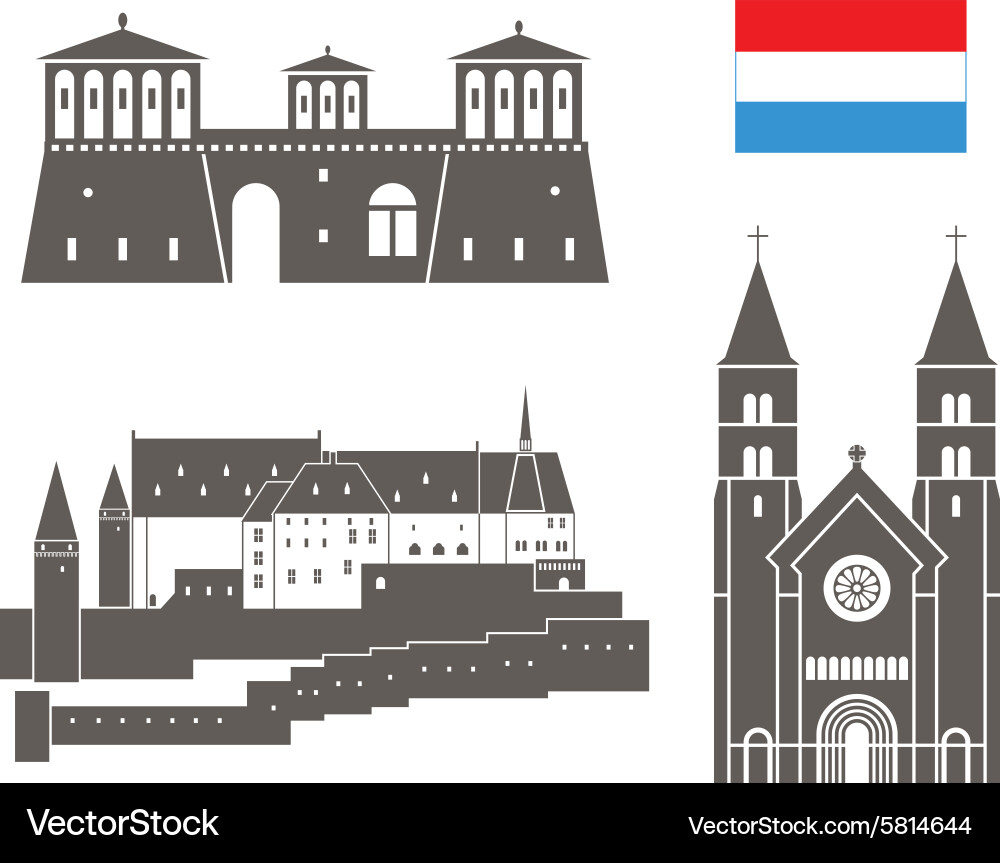 Luxembourg Royalty Free Vector Image - VectorStock