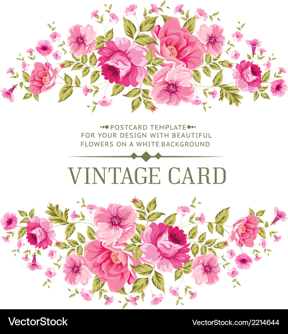 Luxurious color rose card Royalty Free Vector Image