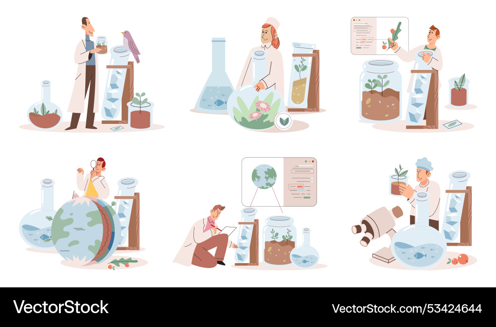 Science skill development is essential Royalty Free Vector