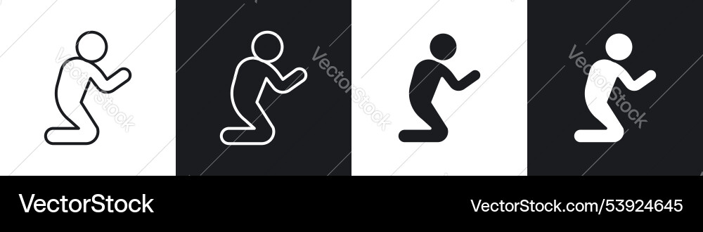 Person praying icon Royalty Free Vector Image - VectorStock