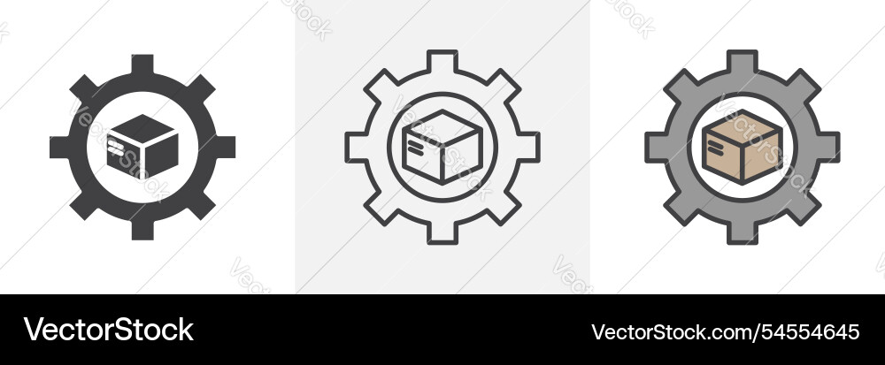 Product Development Icon Set Royalty Free Vector Image