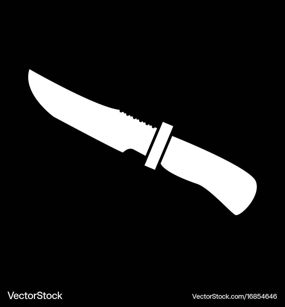 white knife icon