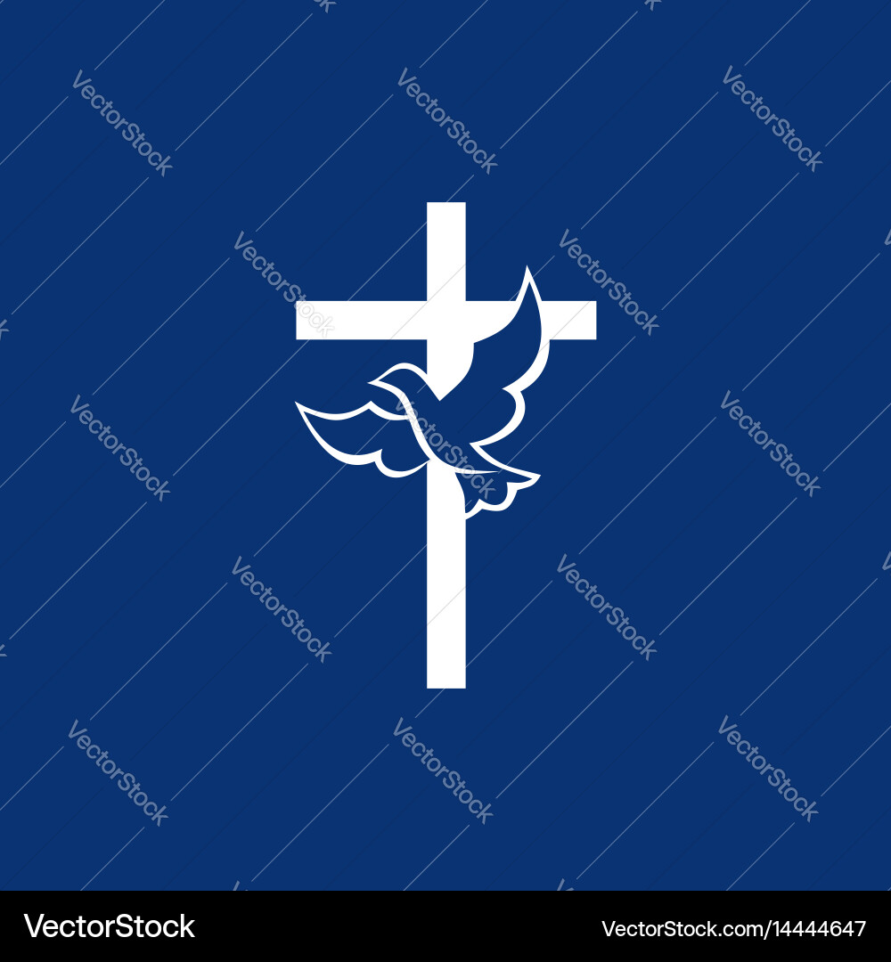 Kirchenlogo und christliche Symbole Lizenzfreier Vektor