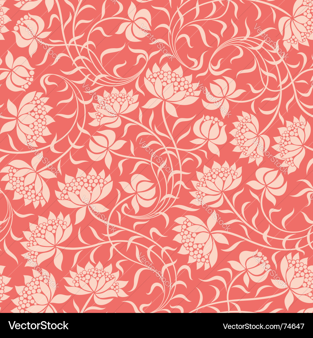 Seamless floral Royalty Free Vector Image - VectorStock