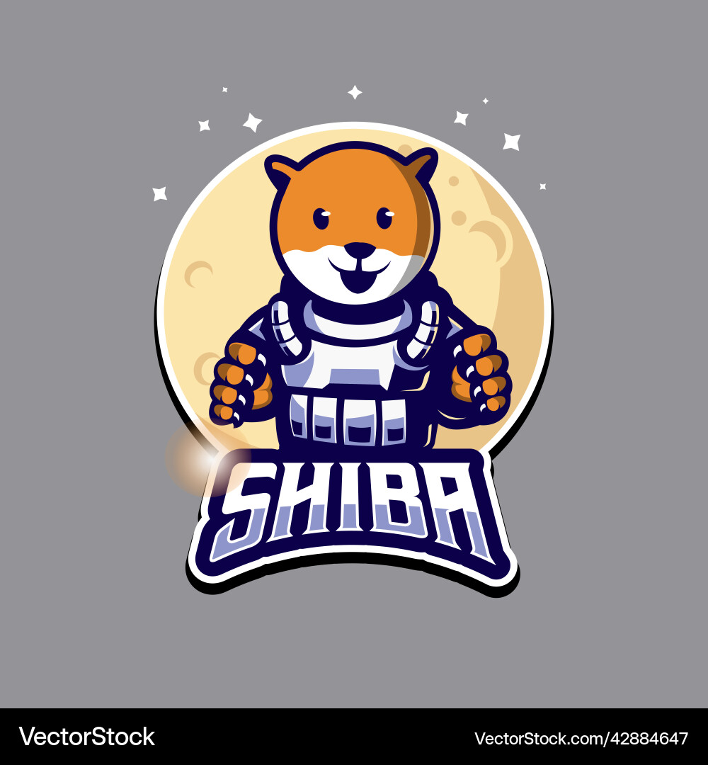 Shiba dog Royalty Free Vector Image - VectorStock