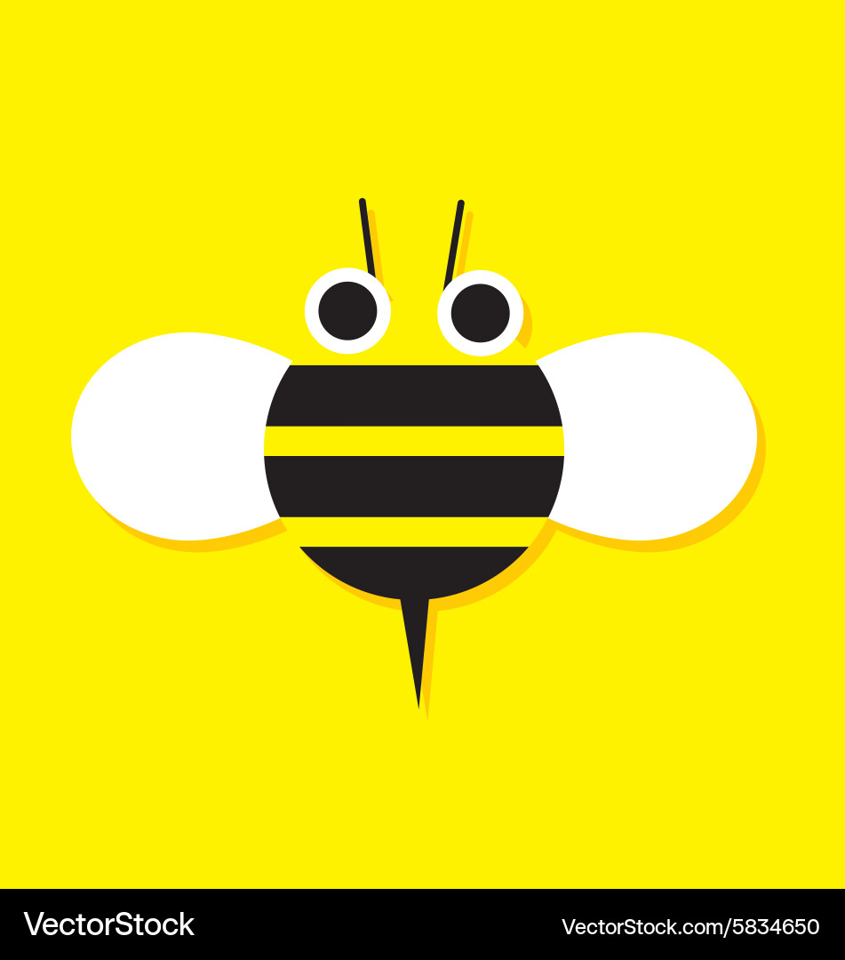 Bee Royalty Free Vector Image - VectorStock
