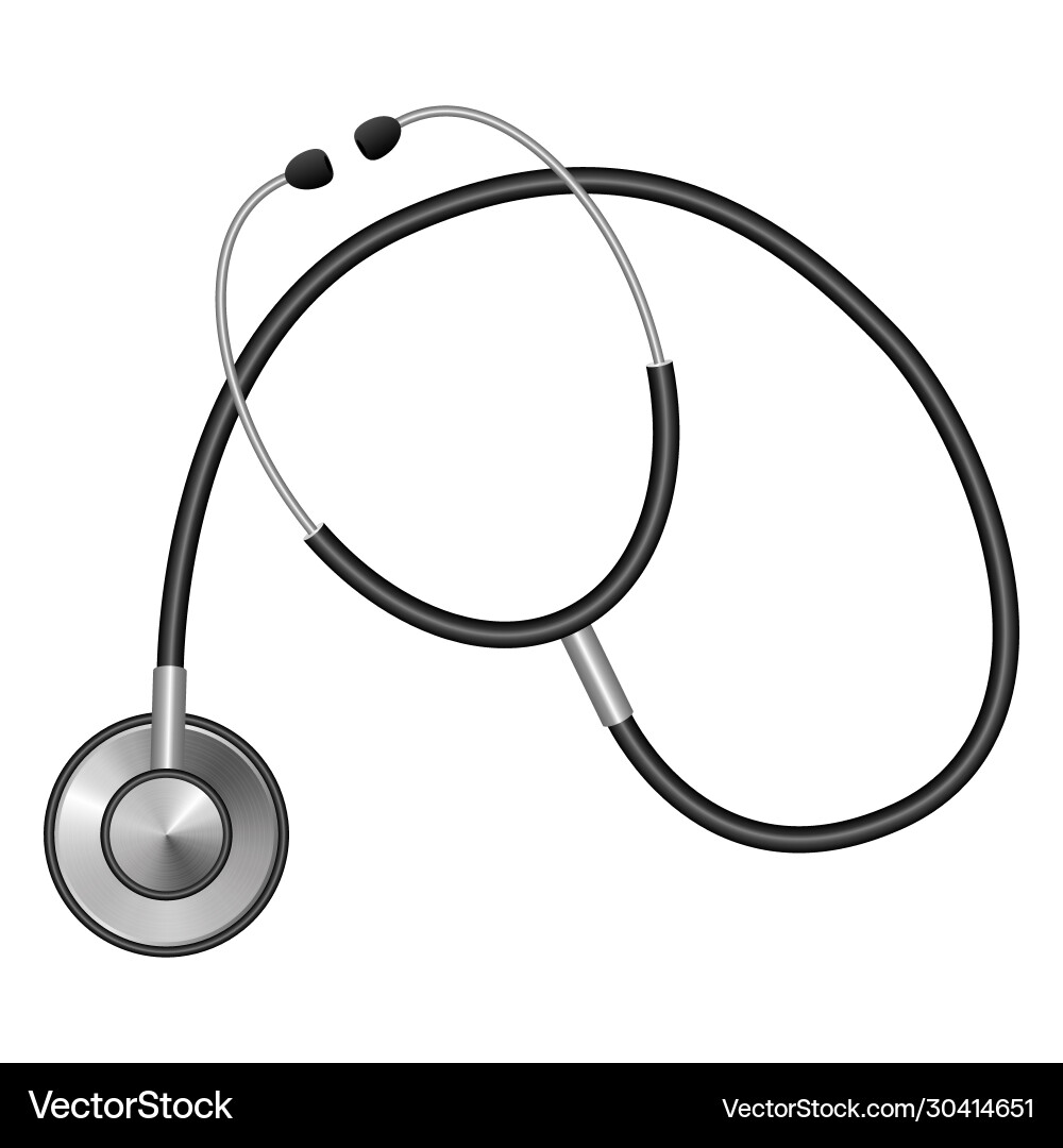Medical stethoscope Royalty Free Vector Image - VectorStock