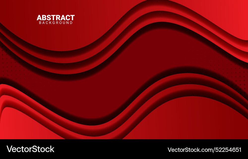 Red abstract banner background Royalty Free Vector Image