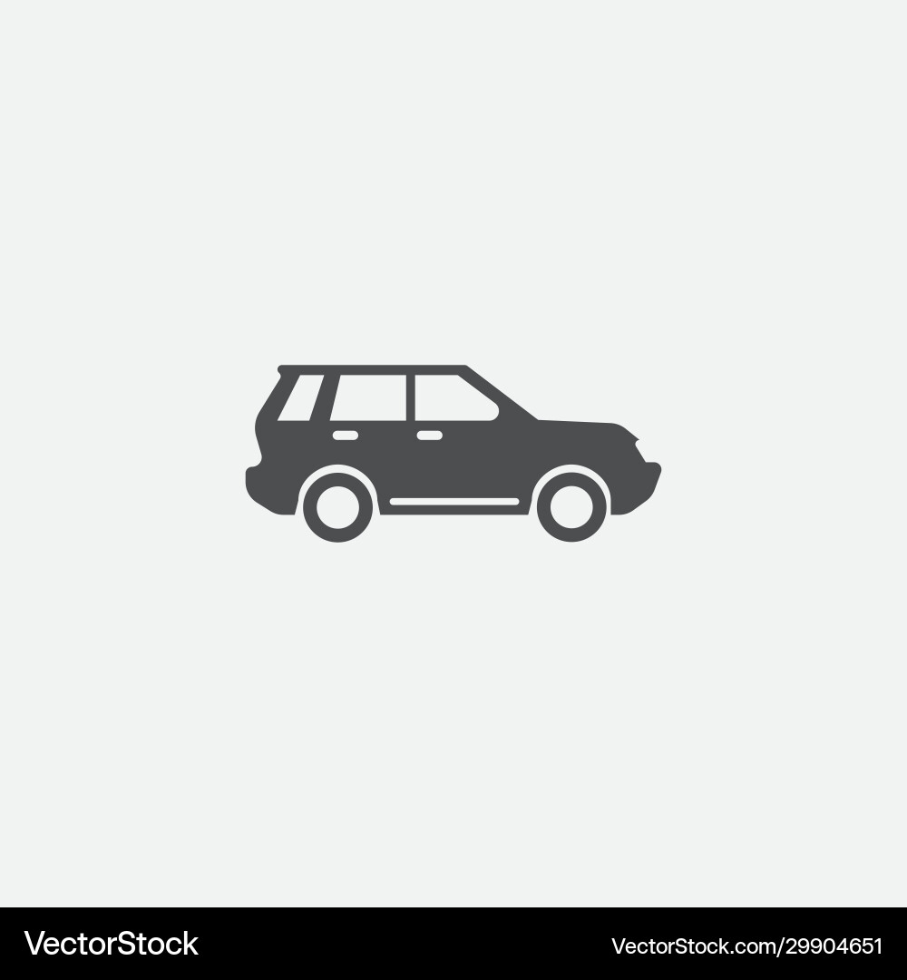 Suv icon Royalty Free Vector Image - VectorStock