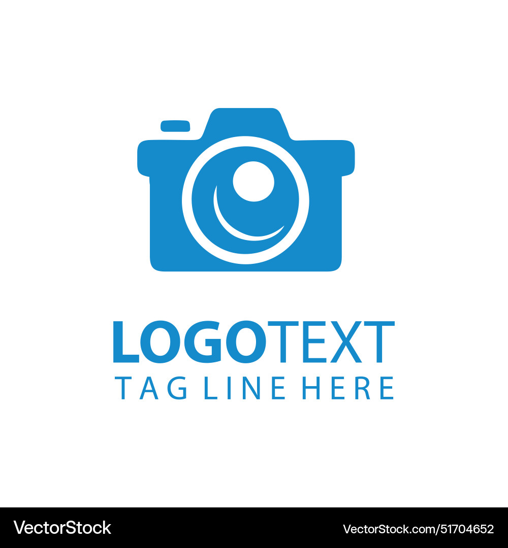 Camera logo Royalty Free Vector Image - VectorStock