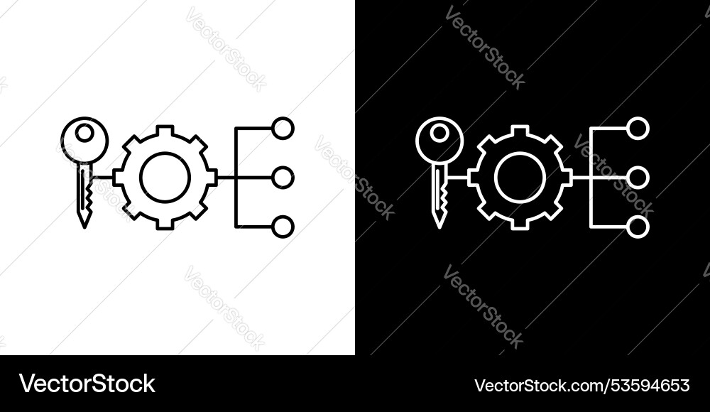 Factor thin line icon set Royalty Free Vector Image