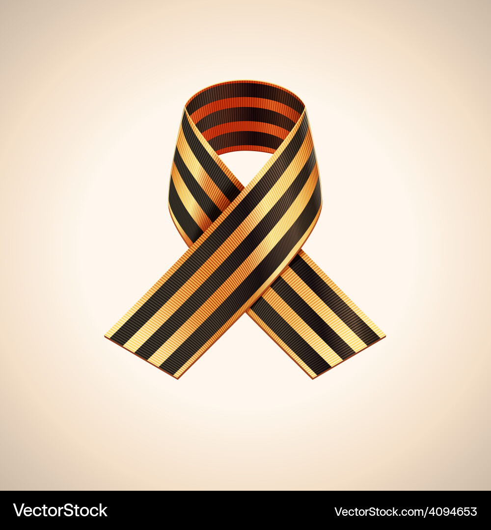 Ribbon of saint george Royalty Free Vector Image