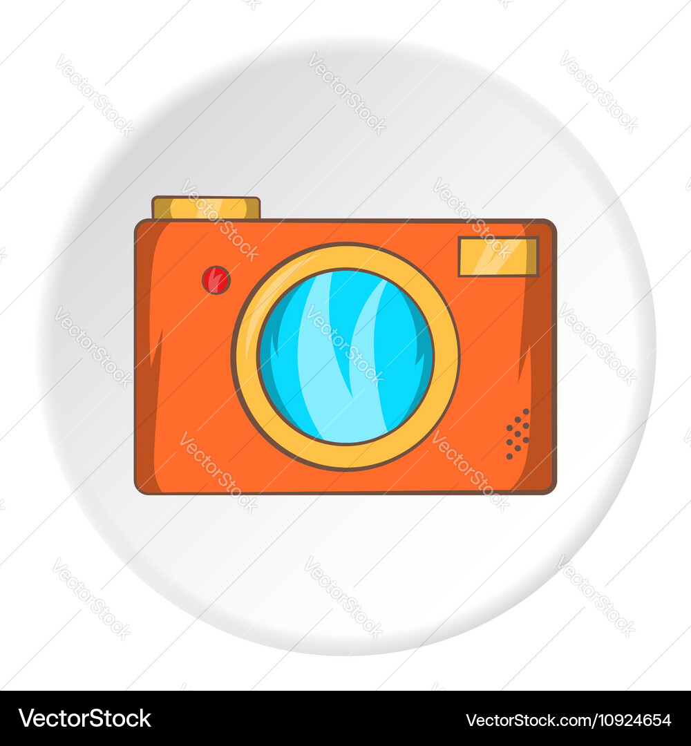 Camera icon cartoon style Royalty Free Vector Image