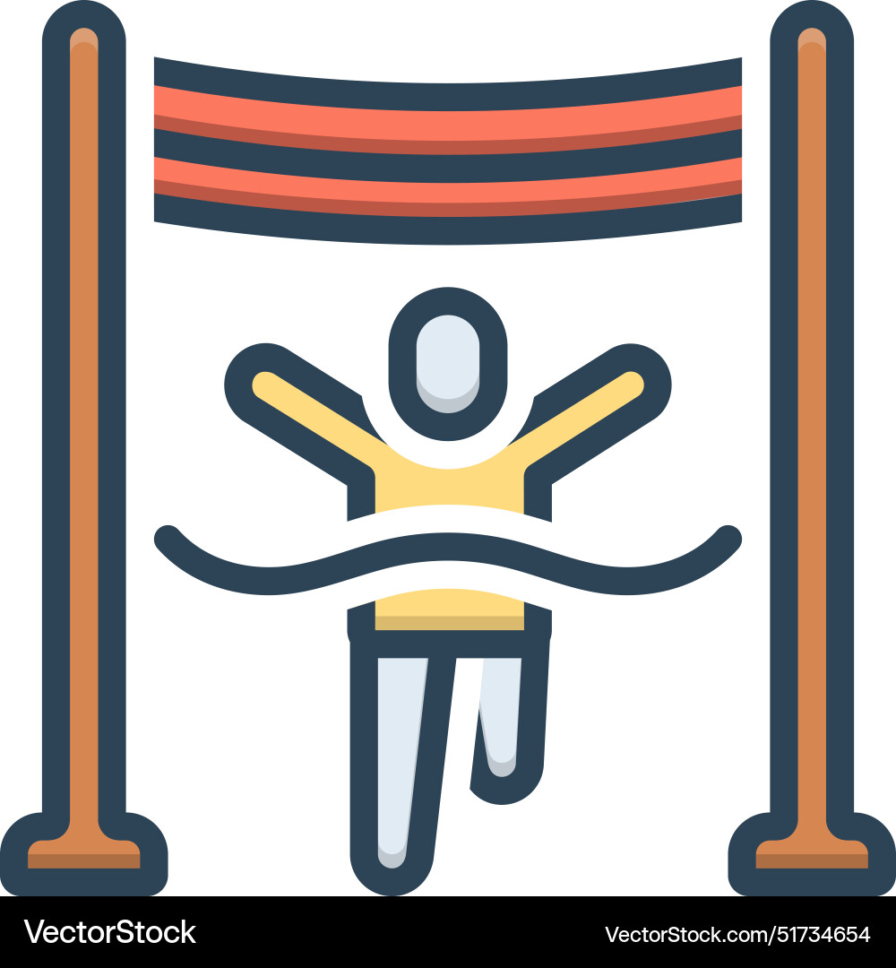 Finish line Royalty Free Vector Image - VectorStock