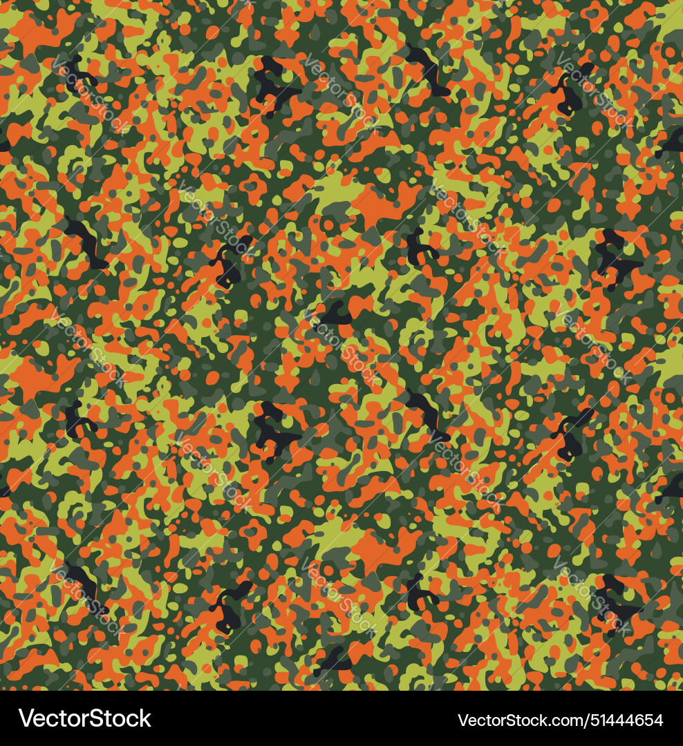 Flecktarn style camouflage pattern Royalty Free Vector Image