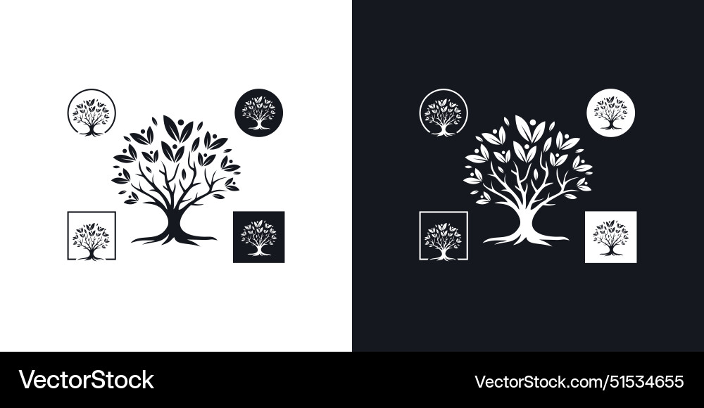 17 people tree Royalty Free Vector Image - VectorStock