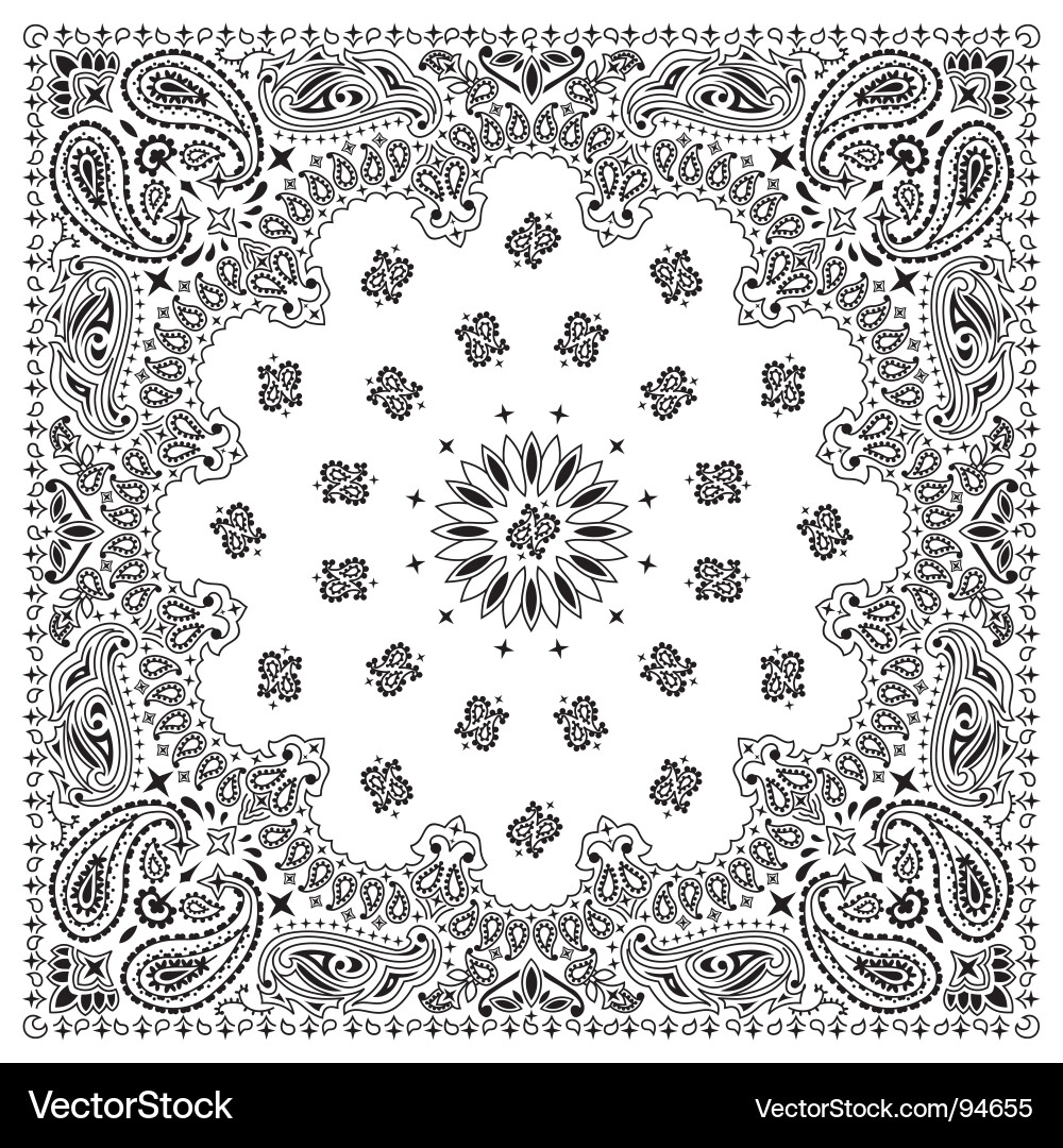 Bandana Royalty Free Vector Image - VectorStock