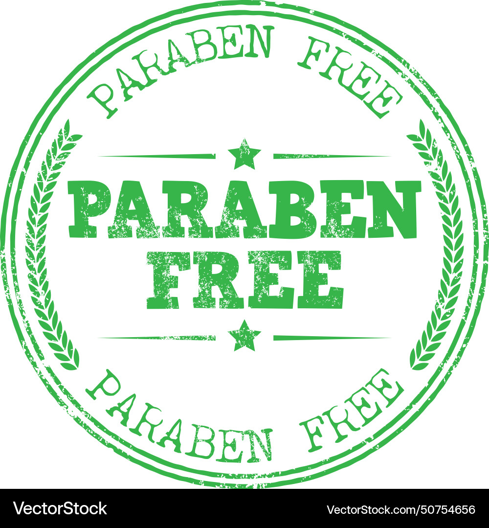 Paraben free stamp Royalty Free Vector Image - VectorStock