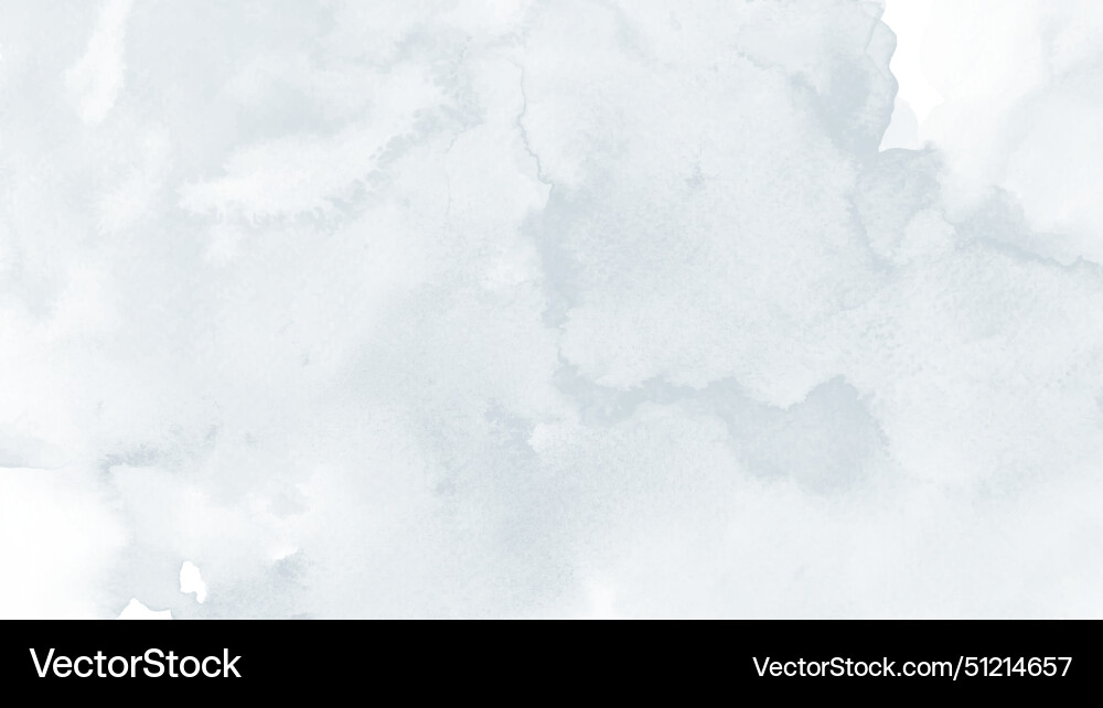 Abstract grey watercolor stain for background Vector Image