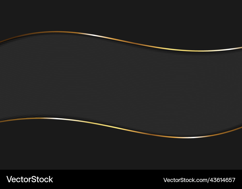 Elegant and luxury abstract black gold Royalty Free Vector