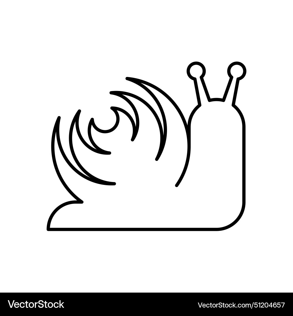 Snail logo Royalty Free Vector Image - VectorStock