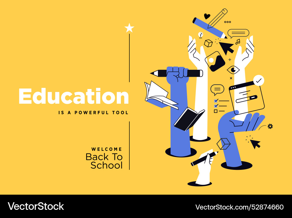 Education Royalty Free Vector Image - VectorStock
